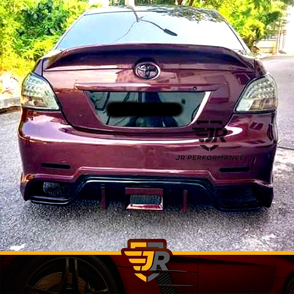 JR Custom Made Rear Ducktail Spoiler Toyota Vios Dugong NCP93 Itik ...