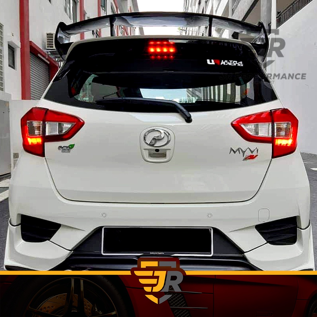 JR Custom Made AMG ABS Rear Spoiler Perodua New Myvi Baru 3rd Gen Car ...