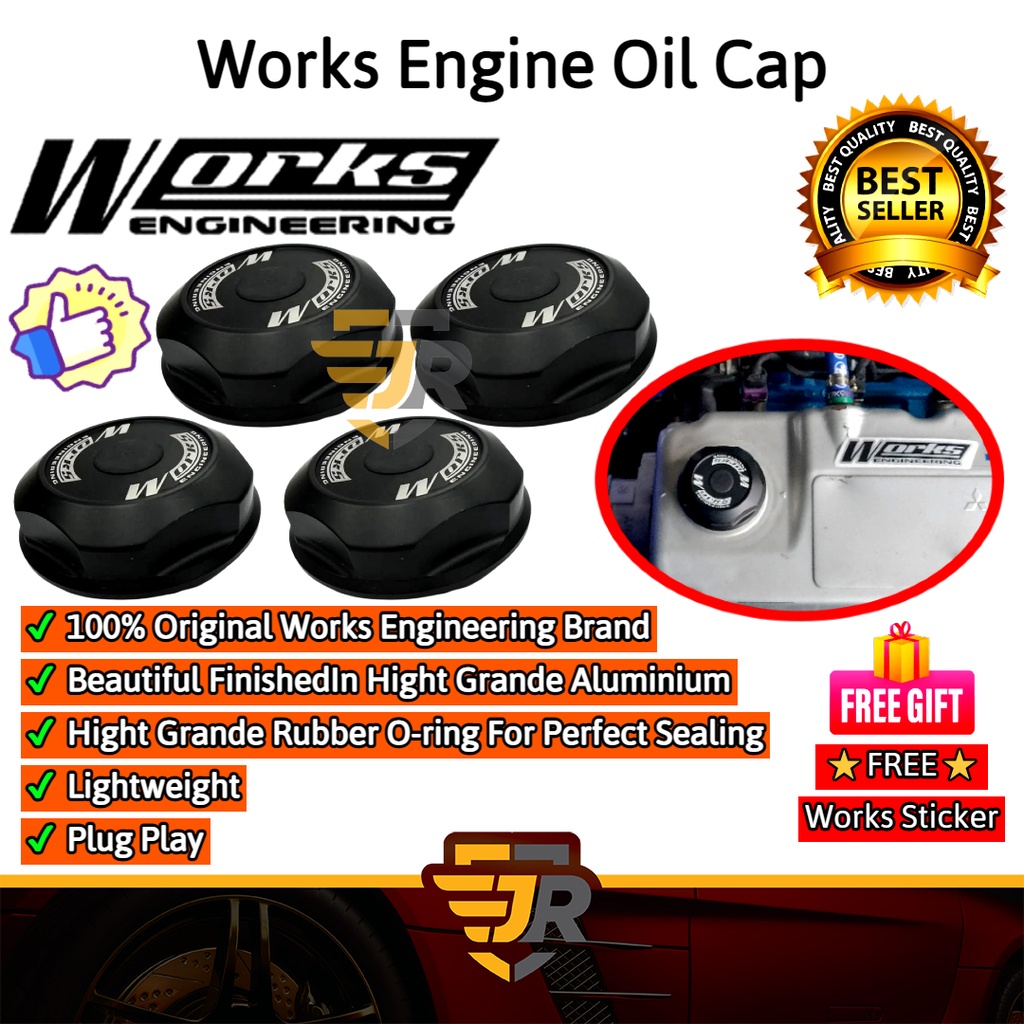 Works Engineering Toyota Perodua Honda Campro Nissan Engine Oil Cap ...