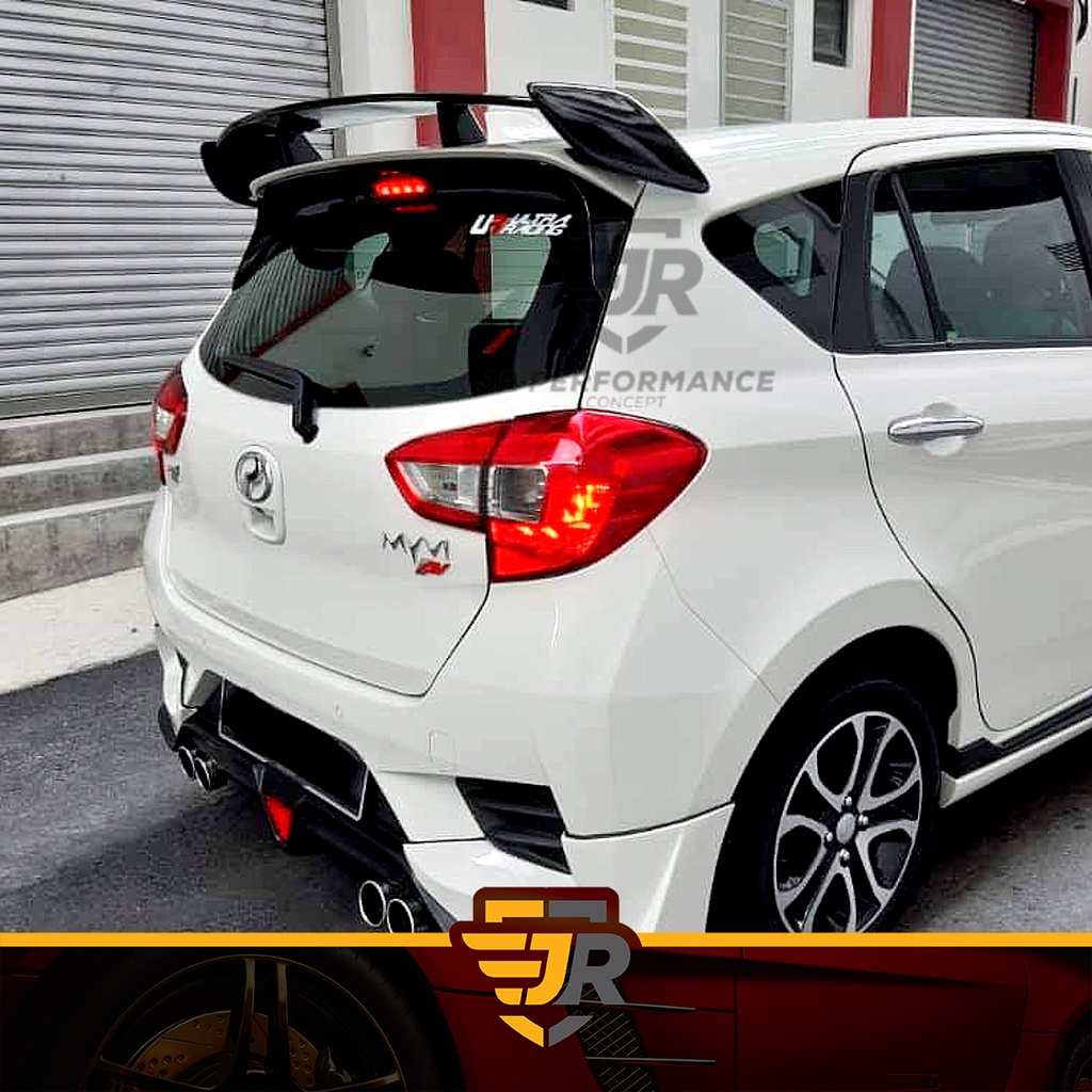 JR Custom Made AMG ABS Rear Spoiler Perodua New Myvi Baru 3rd Gen Car ...