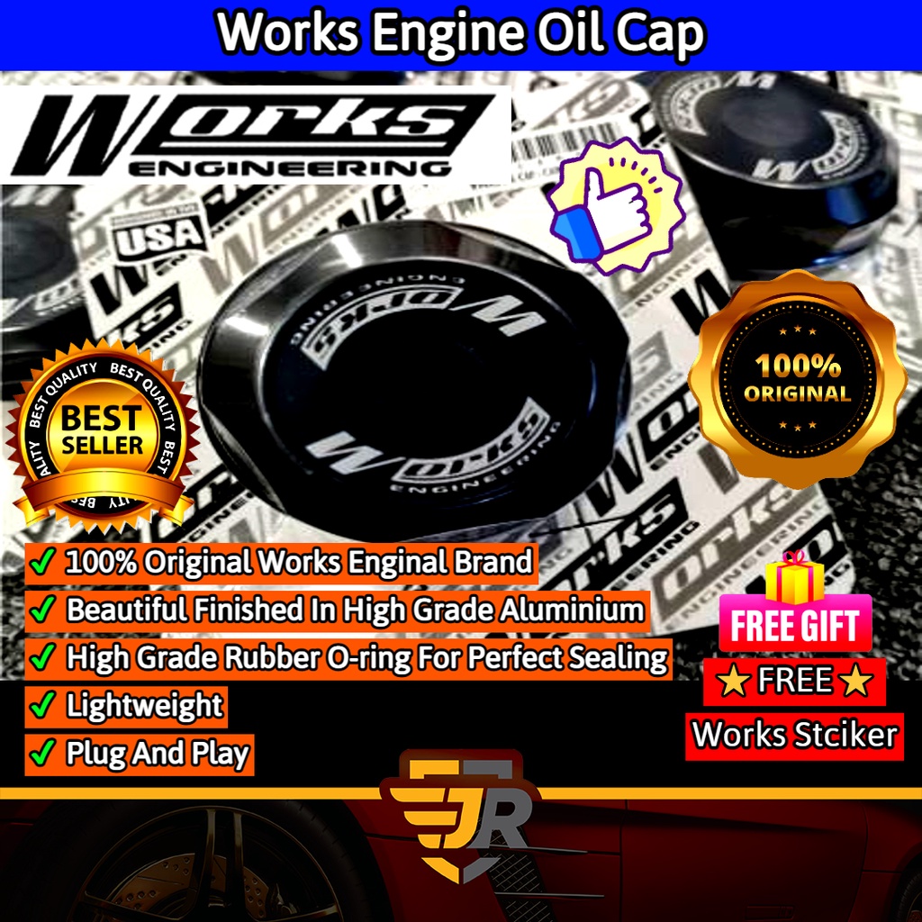 Works Engineering Toyota Perodua Honda Campro Nissan Engine Oil Cap ...
