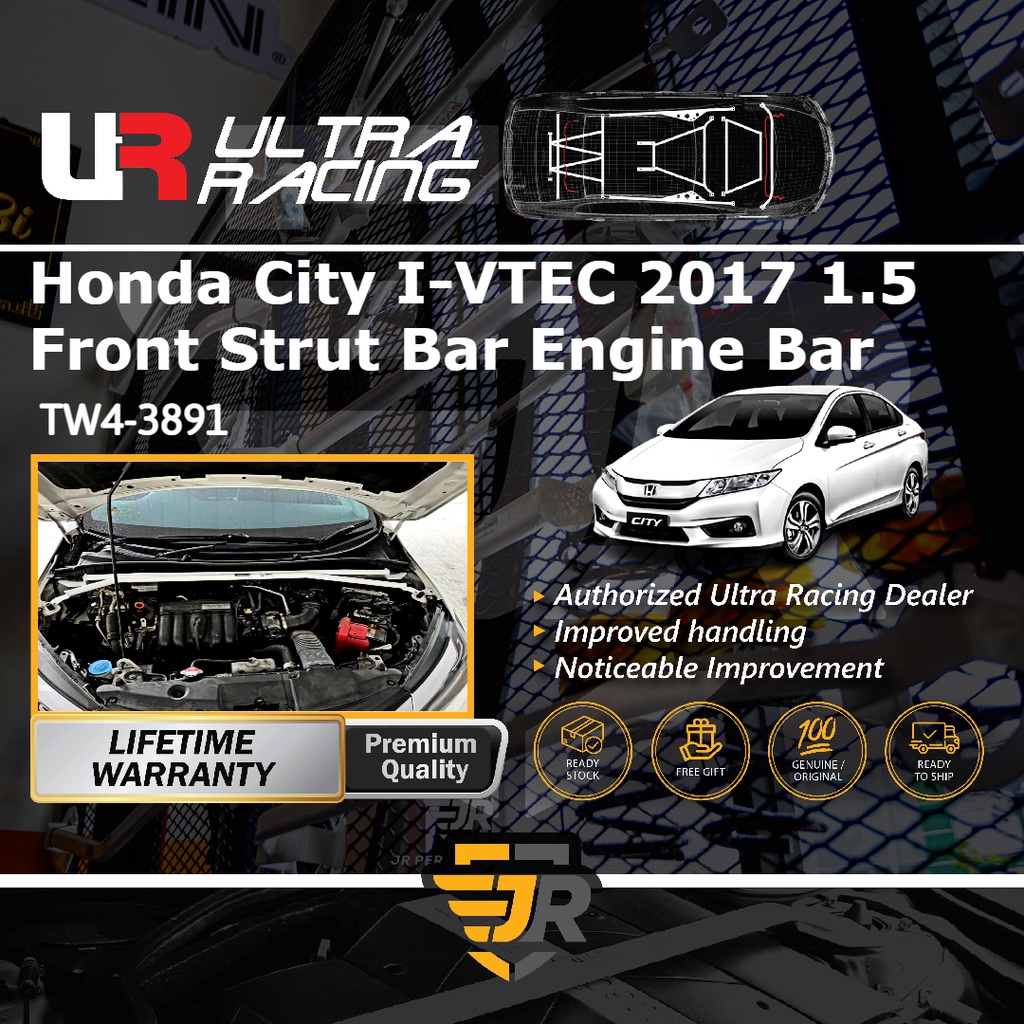 Ultra Racing Safety Bar Toyota Fortuner Hilux Revo Front Strut Bar ...