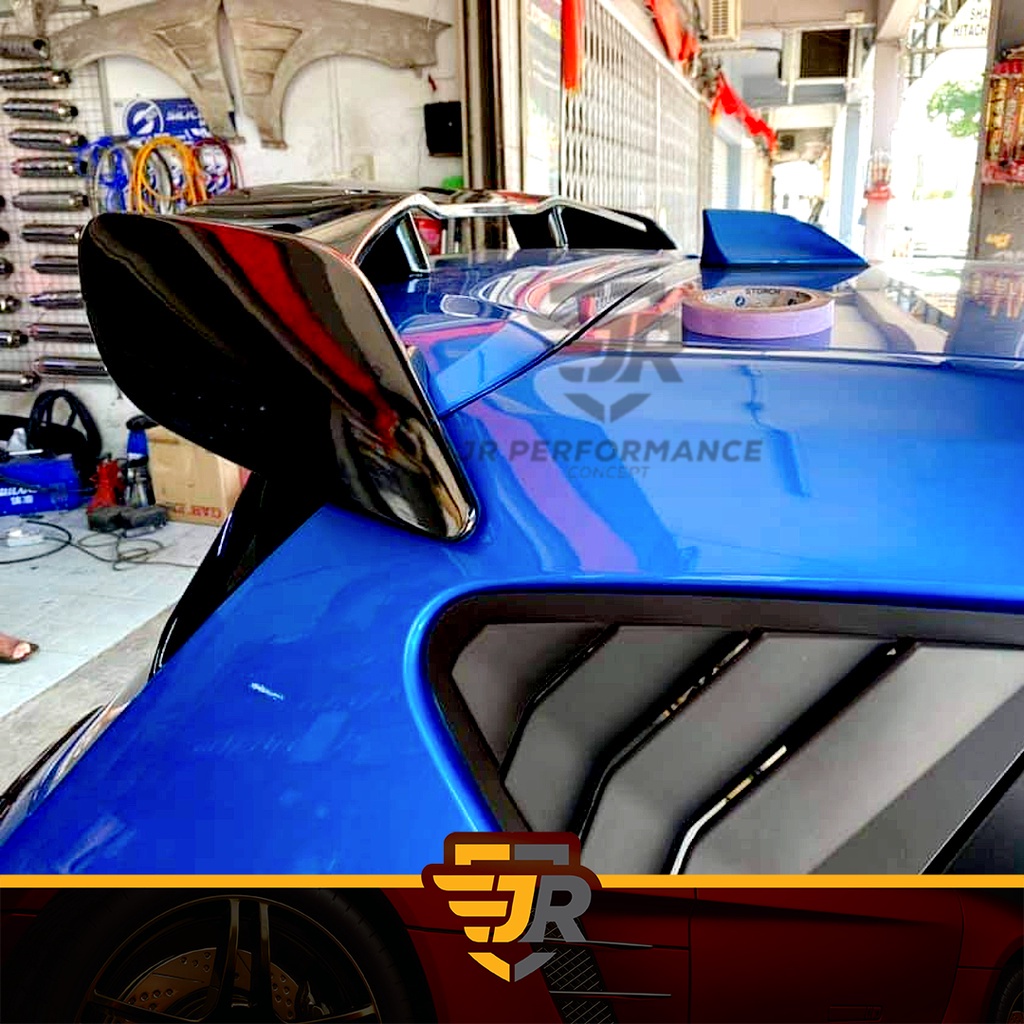 JR Custom Made AMG ABS Rear Spoiler Perodua New Myvi Baru 3rd Gen Car ...