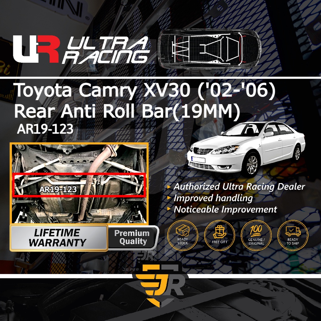 Ultra Racing Safety Bar Toyota Vios Ncp150 1.5 Yaris 1.2 Rear Torsion ...