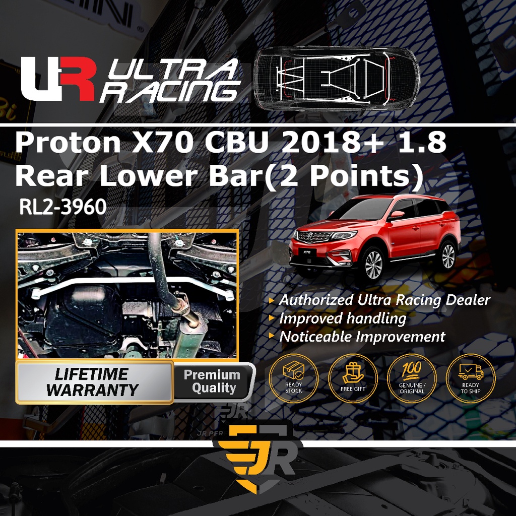 Ultra Racing Safety Bar Proton X70 CBU 2018+ 1.8 Rear Lower Bar 2 ...