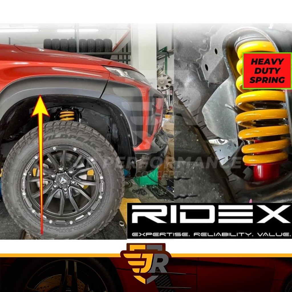 Ridex Heavy Duty Lift Spring Hilux Triton Dmax Ranger Navara Ridex Add ...