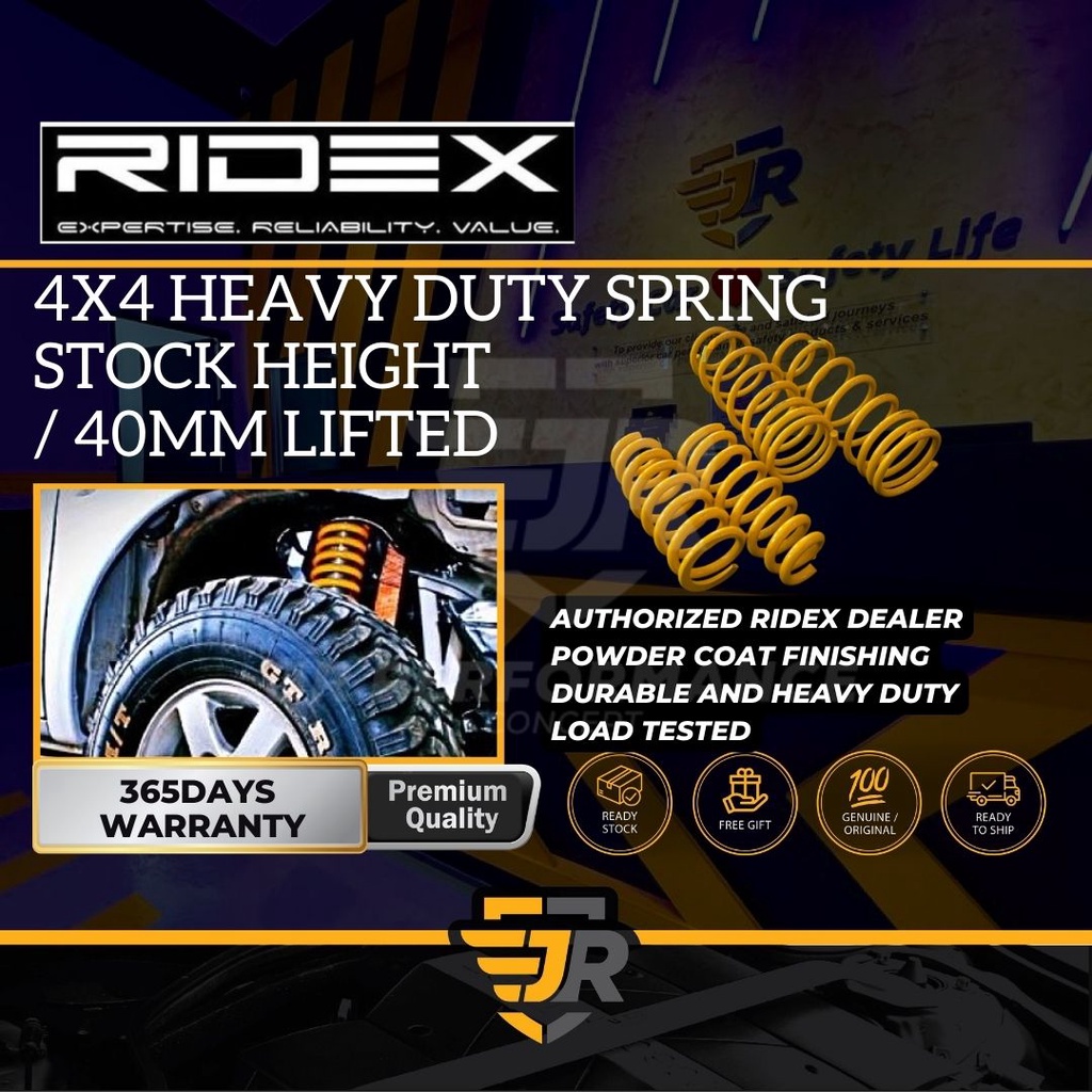 Ridex Heavy Duty Lift Spring Hilux Triton Dmax Ranger Navara Ridex Add ...